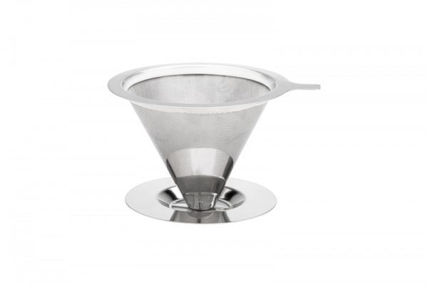 COLADOR DE CAFE DE ACERO INOXIDABLE